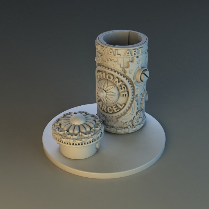 3D Printable steampunk box Alphonse Marcel by Alphonse Marcel