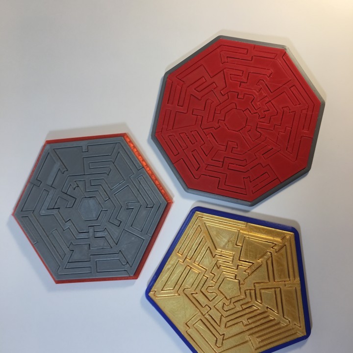 3D Printable Triple Polygon Puzzle Pack by Jordan Dubois