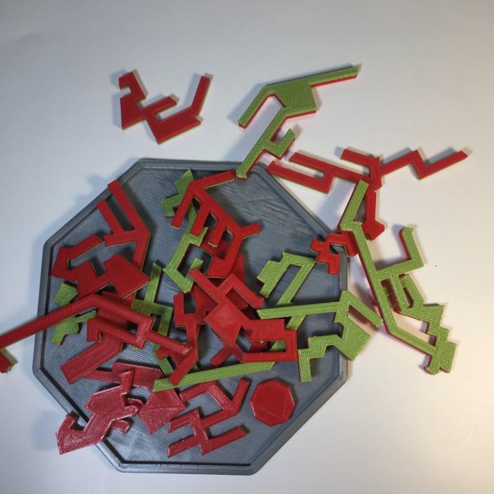 3D Printable Triple Polygon Puzzle Pack by Jordan Dubois