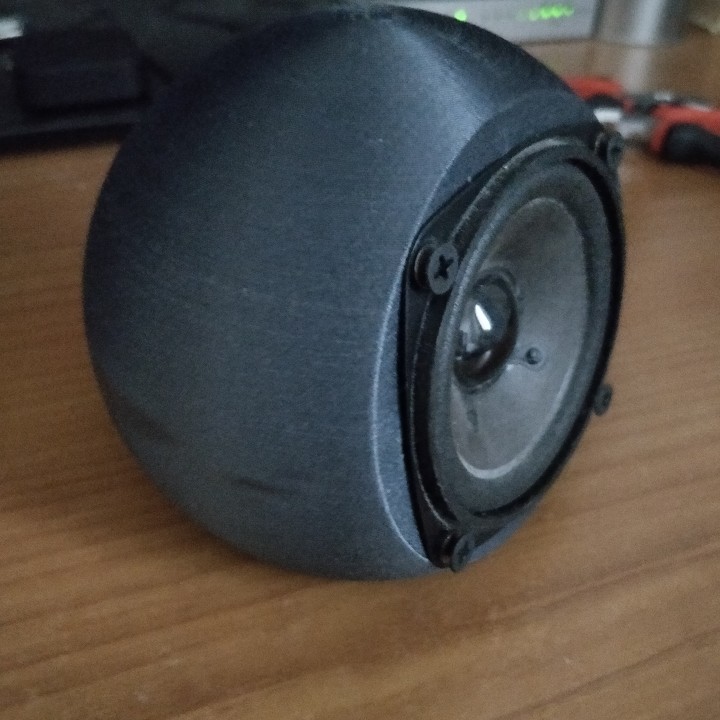 3D Printable sphere speaker by paolo