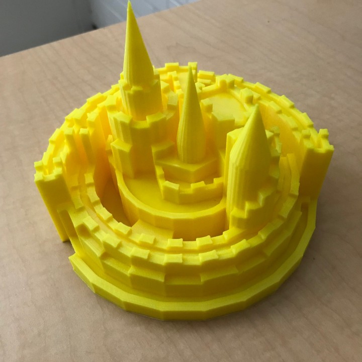 3D Printable Castle V2 by Kyle Strougo