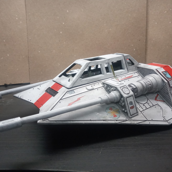3D Print of Star Wars Snowspeeder by roachbunny