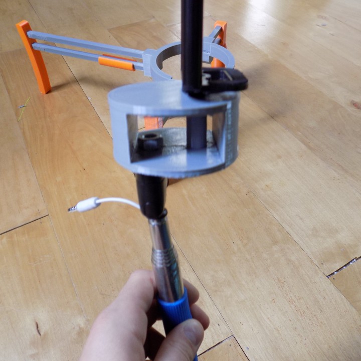 3D Printable Improved Camera Mount for Shoulder Rest Gimbal by @3DSmith ...