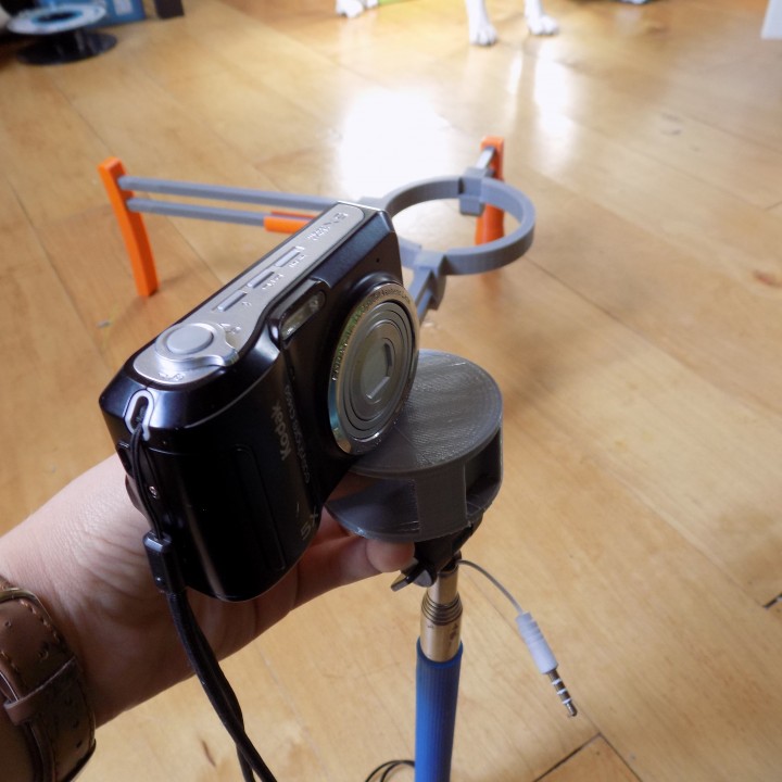 3D Printable Improved Camera Mount for Shoulder Rest Gimbal by @3DSmith ...