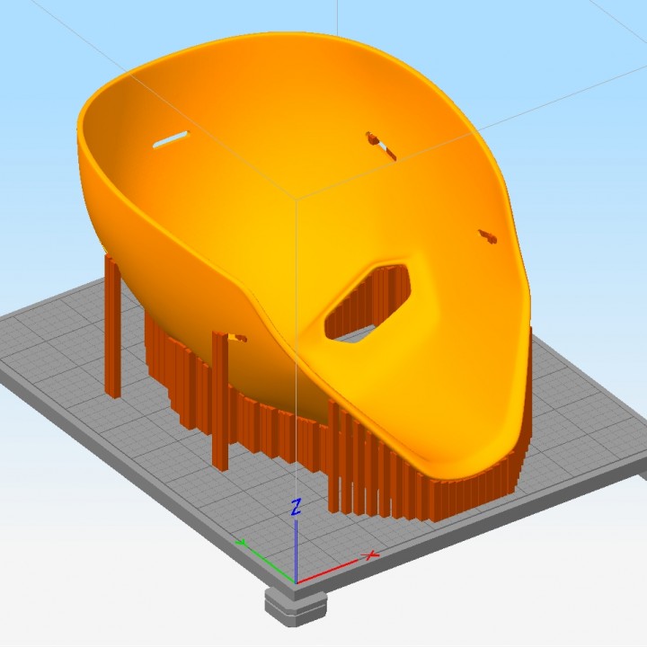 3D Printable 'Wild Card' fan mask from Fortnite by Darren Pattenden