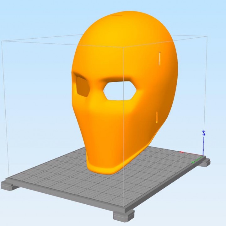 3D Printable 'Wild Card' fan mask from Fortnite by Darren Pattenden