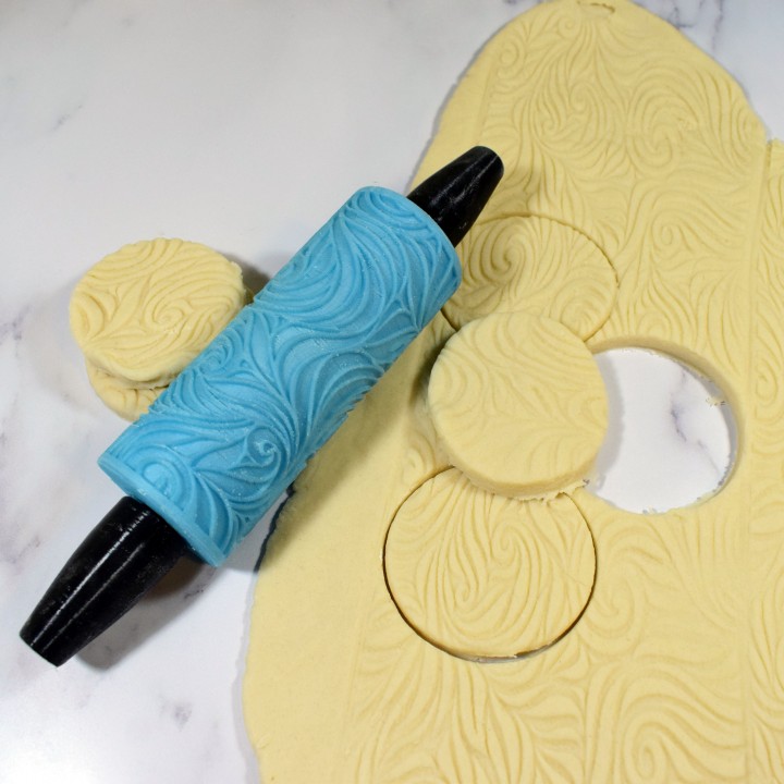 3D Printable Embossed Ornate Roller Pattern 01 by Tanya Wiesner