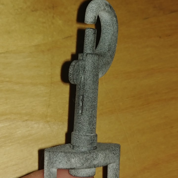 3D Printable Snap Hook by david alarcon