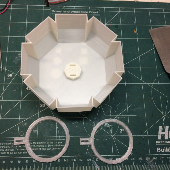 3D Printable LED Bulb Lamp Shade by James Eckert