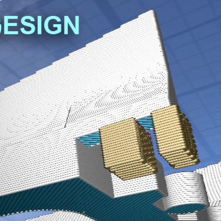 3D Printable Lego rails uphill by Miroslav Vybíral