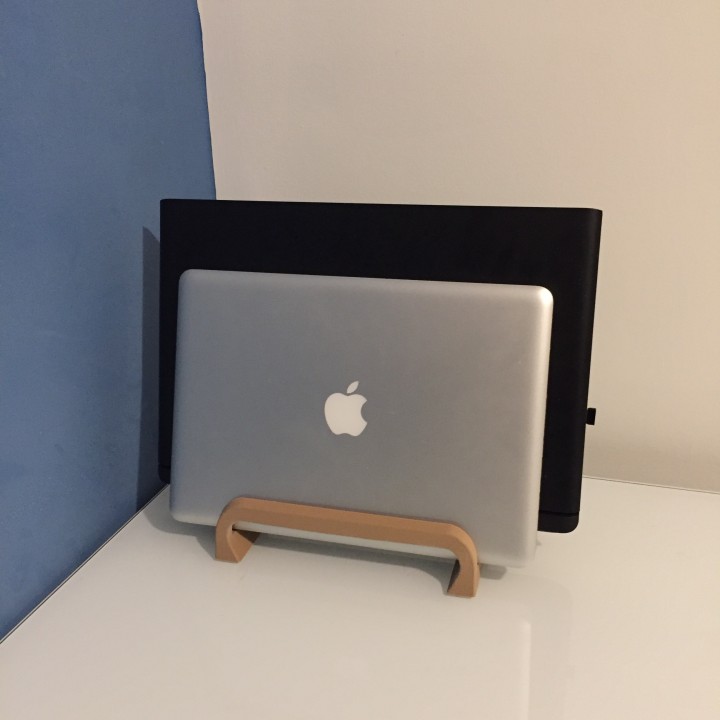 3D Printable Laptop Storage Stand by Trevor