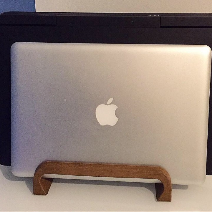 3D Printable Laptop Storage Stand by Trevor