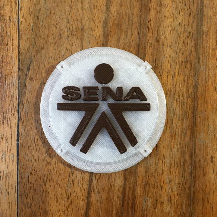 3D Printable Logo SENA by Andrés Felipe Zapata