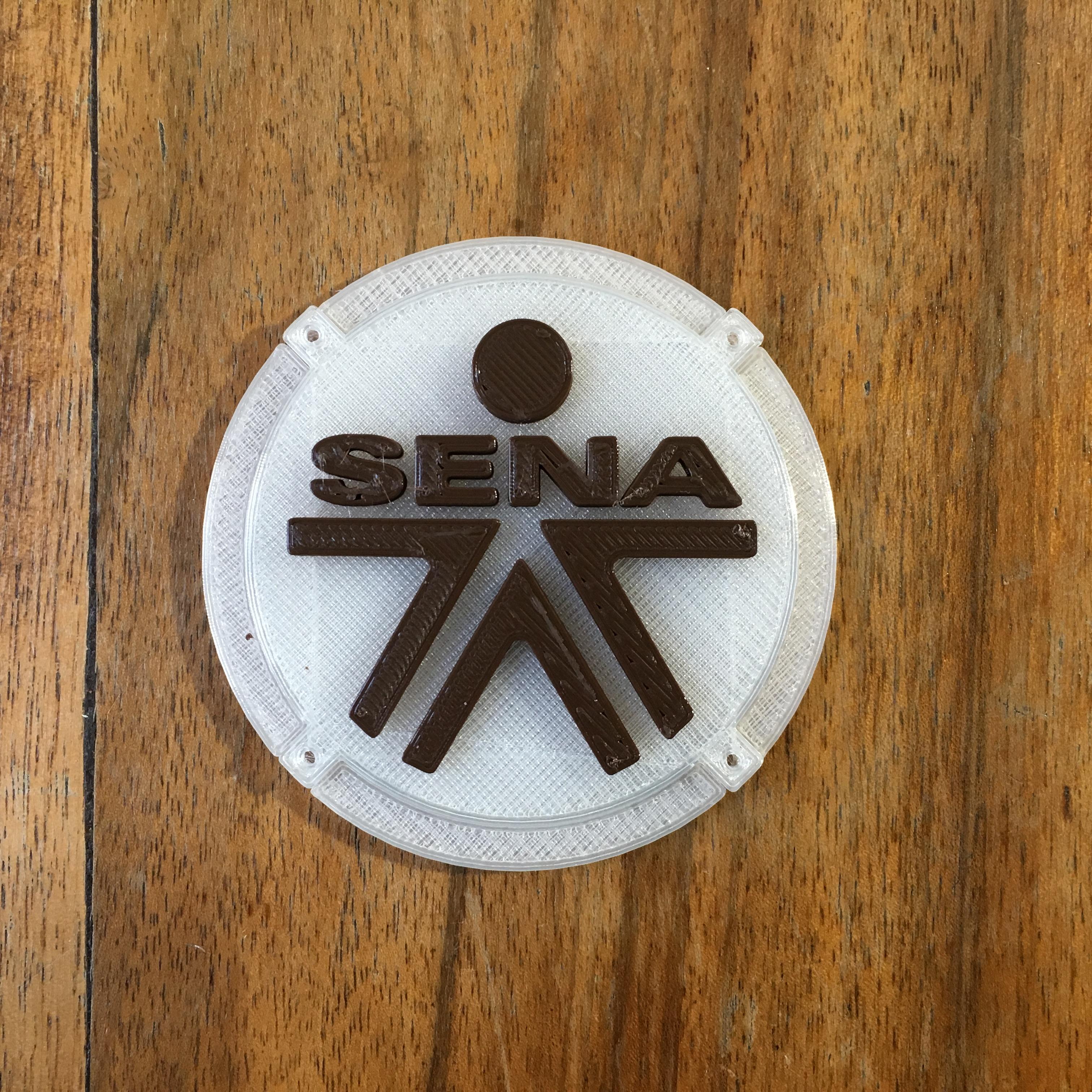 3D Printable Logo SENA by Andrés Felipe Zapata