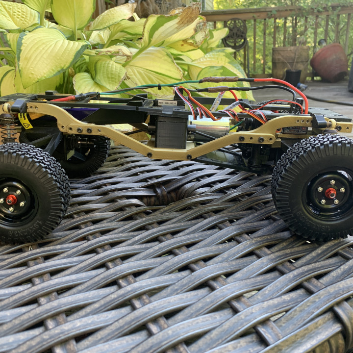 3D Print of MyRCCar 1/10 MTC Chassis Updated. Customizable chassis for ...