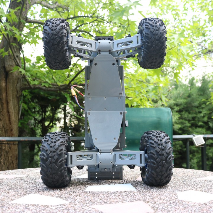 3D Printable MyRCCar 1/10 MTC Chassis Updated. Customizable chassis for ...