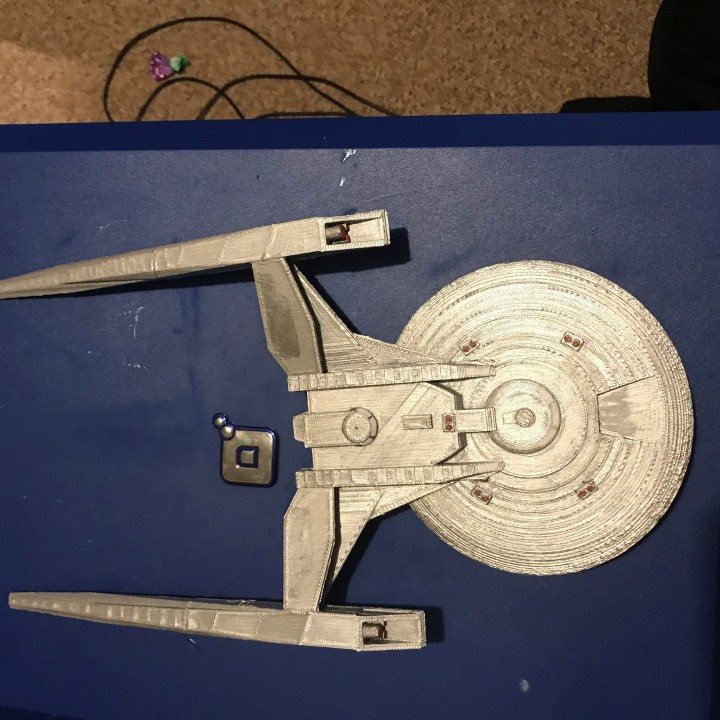 3D Printable star trek discovery shepard class cruiser by christopher