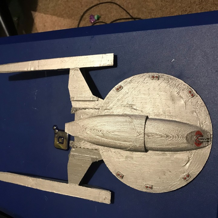 3D Printable star trek discovery shepard class cruiser by christopher