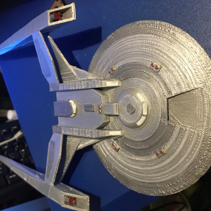 3D Printable star trek discovery shepard class cruiser by christopher