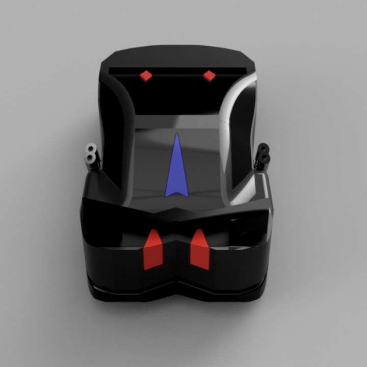 3D Printable Anki OverDrive Replacement Car Body (Stealth) by Anthony ...
