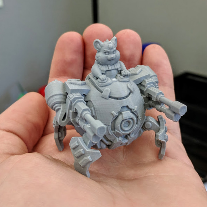 3D Print of Hammond from Overwatch by Daylightinventor