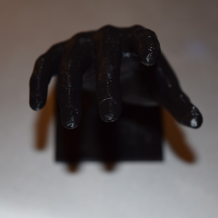 3D Printable Hand of Adam with Base by Miguel