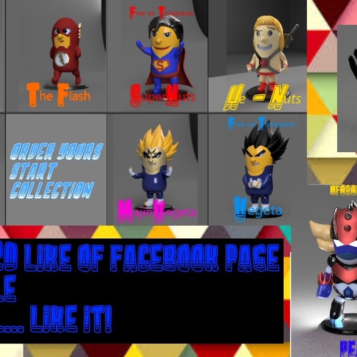 3D Printable ---Peanuts Universe--- The God of Peanuts by Davide Barba