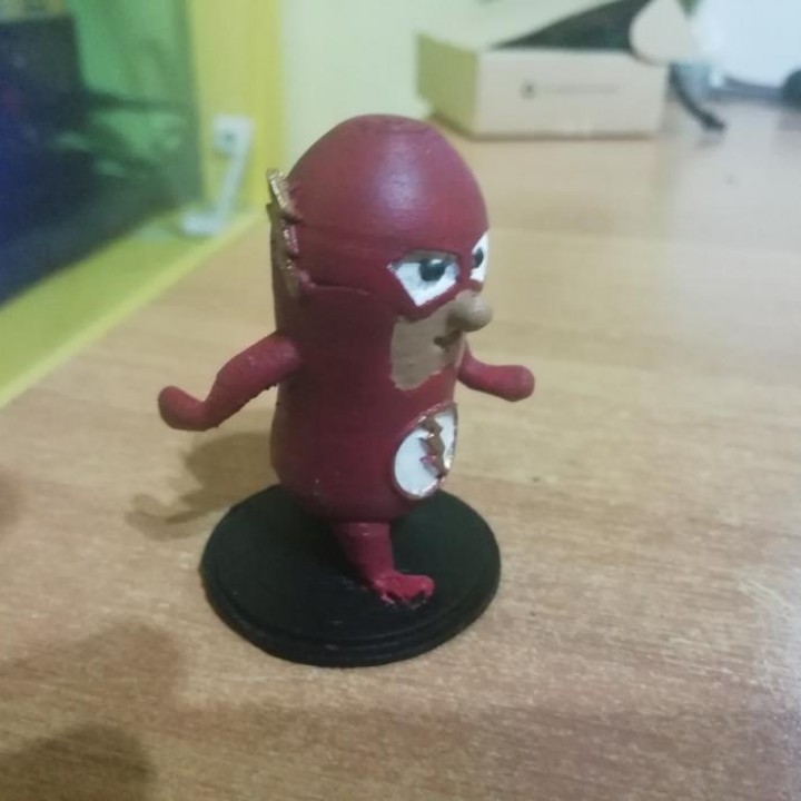 3D Printable Peanuts Universe : Exclusive The Flash by Davide Barba