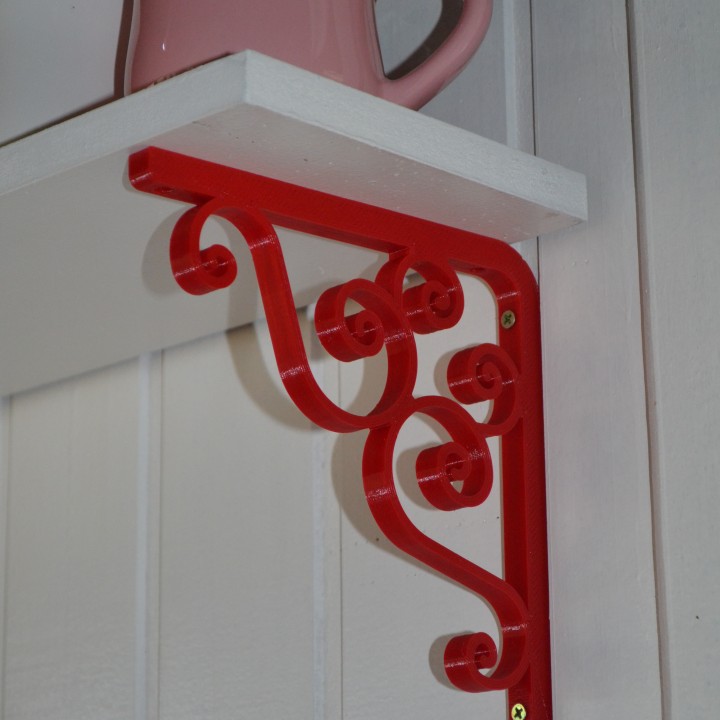 3D Printable Shelf Bracket by Augusto Hobi Sbaraini