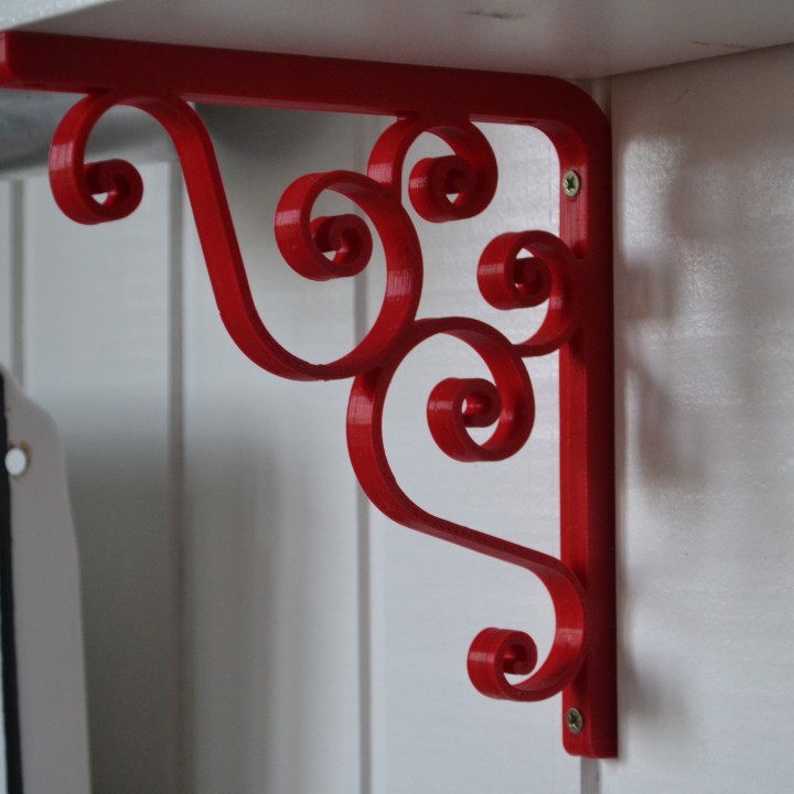 3D Printable Shelf Bracket by Augusto Hobi Sbaraini