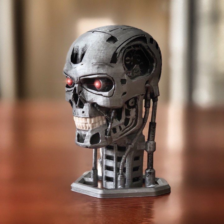 3D Printable Terminator T800 Bust by Vladimír