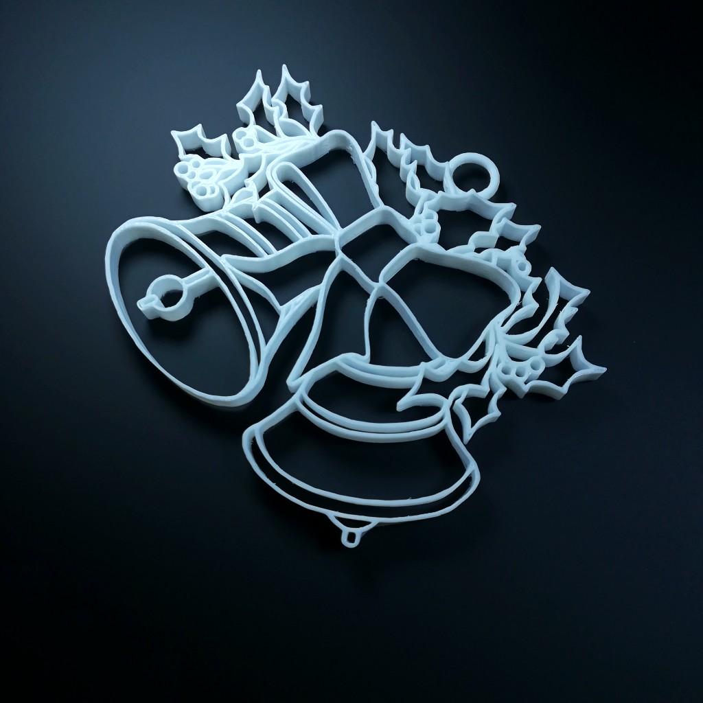 3D Printable Low Poly Ribbon Bell by SelfCAD User