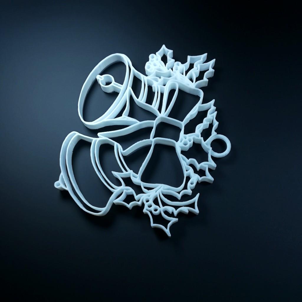 3D Printable Low Poly Ribbon Bell by SelfCAD User