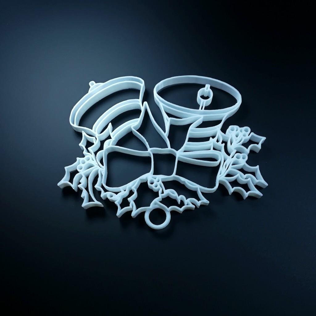 3D Printable Low Poly Ribbon Bell by SelfCAD User