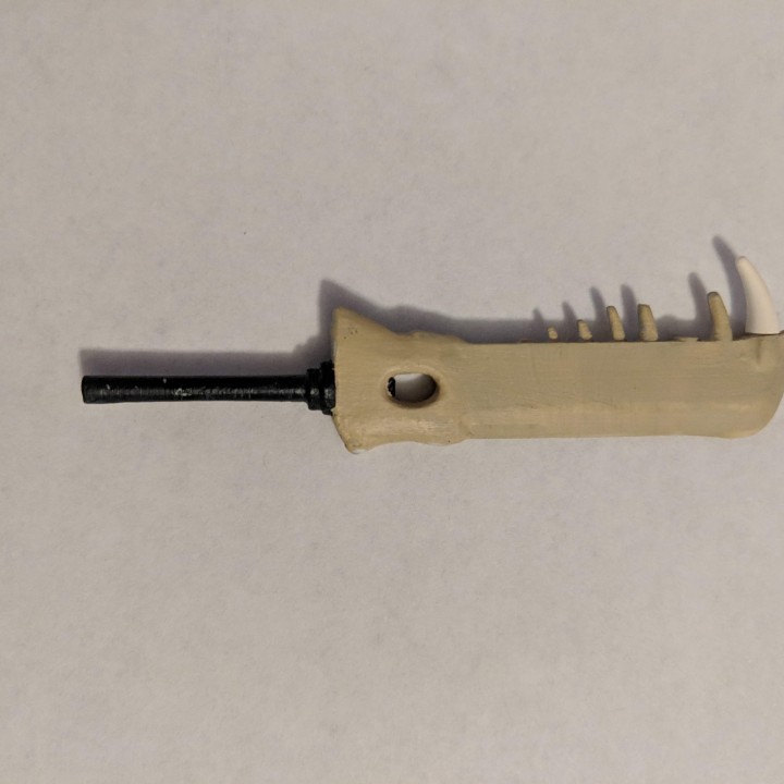 3D Printable Lego Monster Hunter Jawblade GS by Justin Holeman