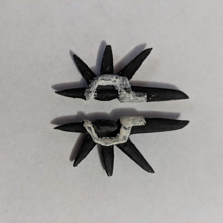 3D Printable Lego Hidden Gemini Dual Blades by Justin Holeman