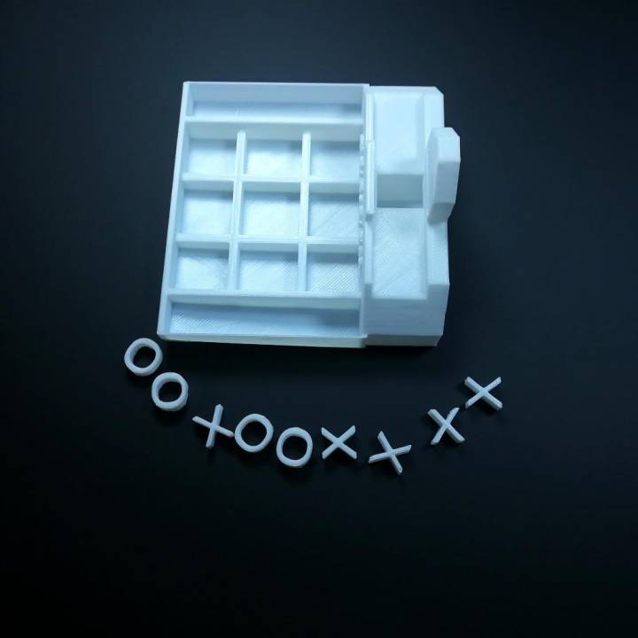 3D Printable tick tack toe bord / phone charging stand by michael romano