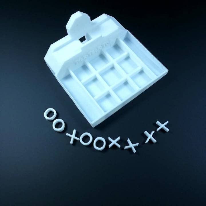 3D Printable tick tack toe bord / phone charging stand by michael romano