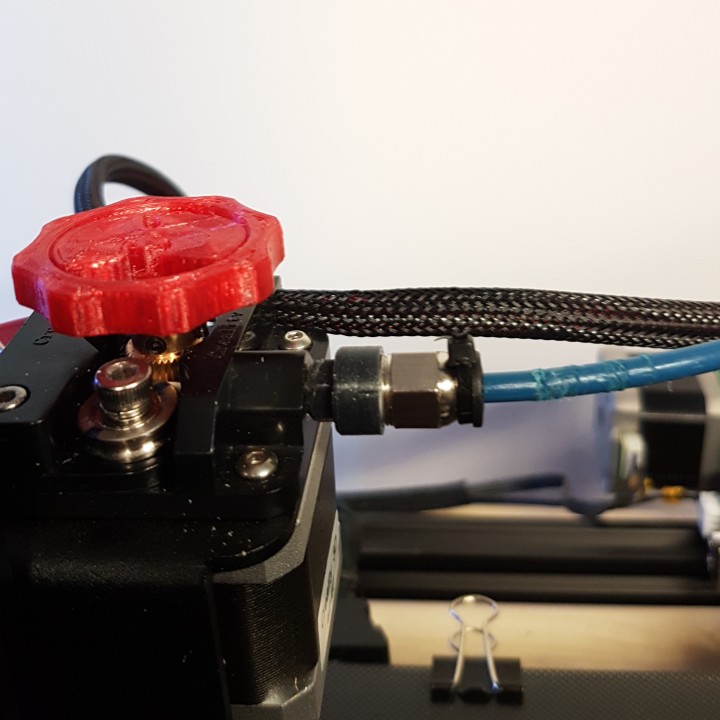 3D Printable PC4-M6 to PC4-M10 bowden fitting adapter by samster 3d