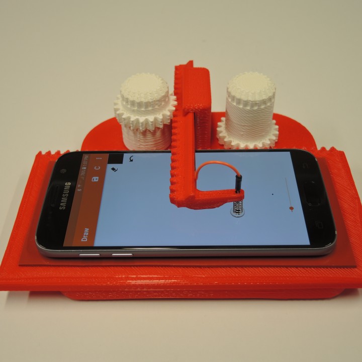 3D Printable Cell Phone Sketcher by Ali