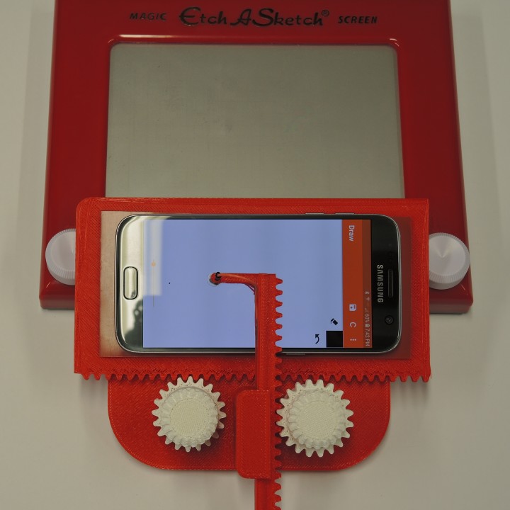3D Printable Cell Phone Sketcher by Ali