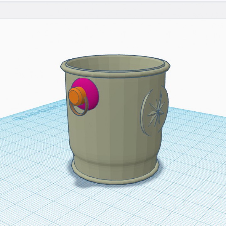 3D Printable Flower Bucket by M