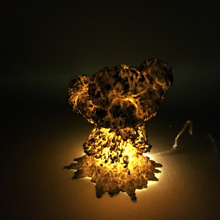 3D Printable Rogue One Mining Tug Explosion by Ryan Hopkins