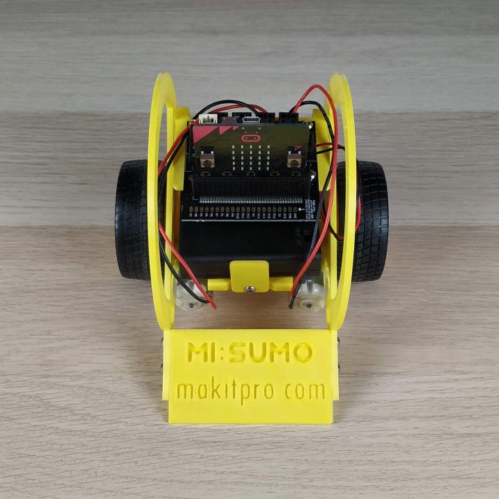 3D Printable Humbot mi:sumo microbit robot by makit