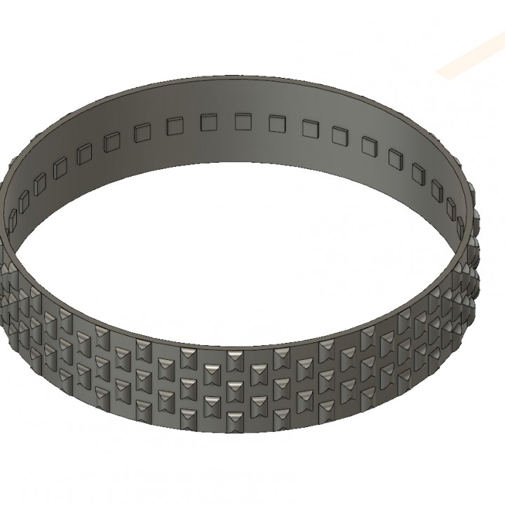 3D Printable Anki Vector Wheel Tread Knobby Pattern by Steve Maples