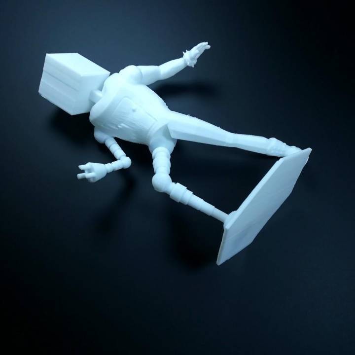 3D Printable halfcyborg by shon ghaywat