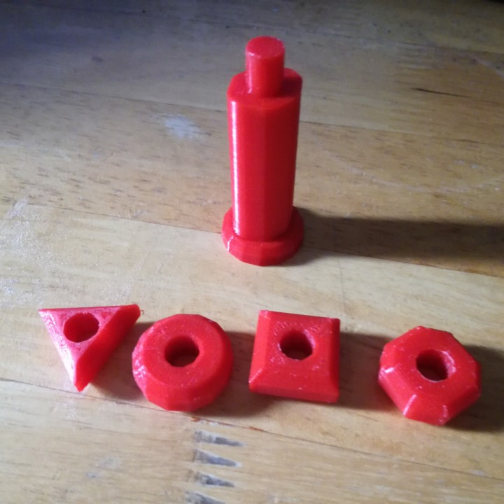 3D Printable Universal Board Game Pieces by George Edwards