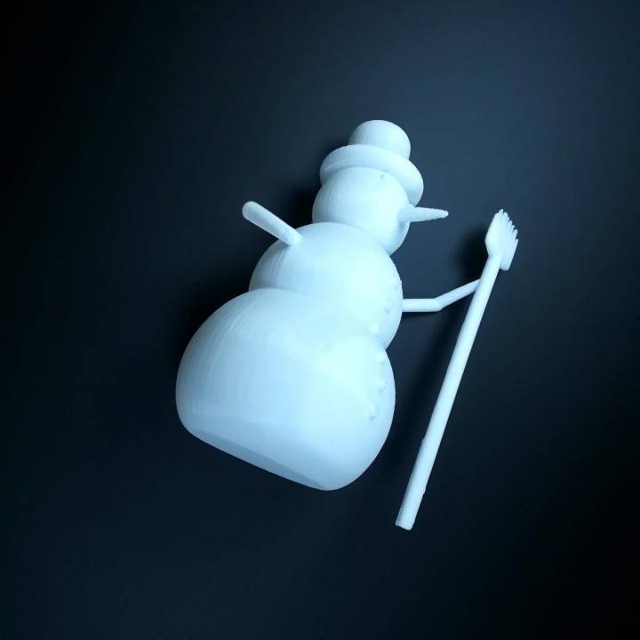 3D Printable Snowman by Cunibon