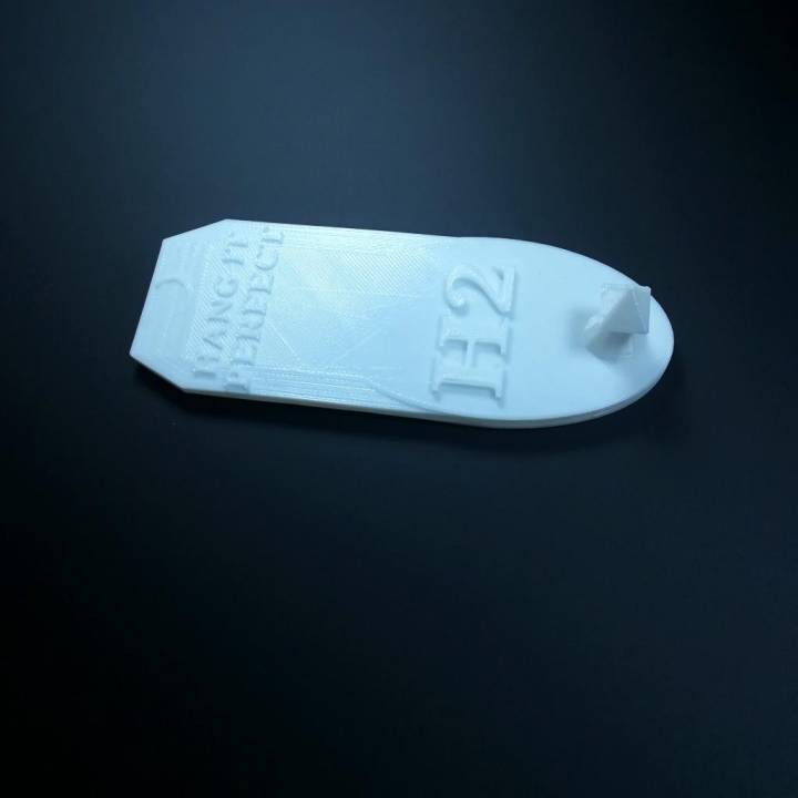 3D Printable HIP H2 Tab v2 by Steven J Lunardi