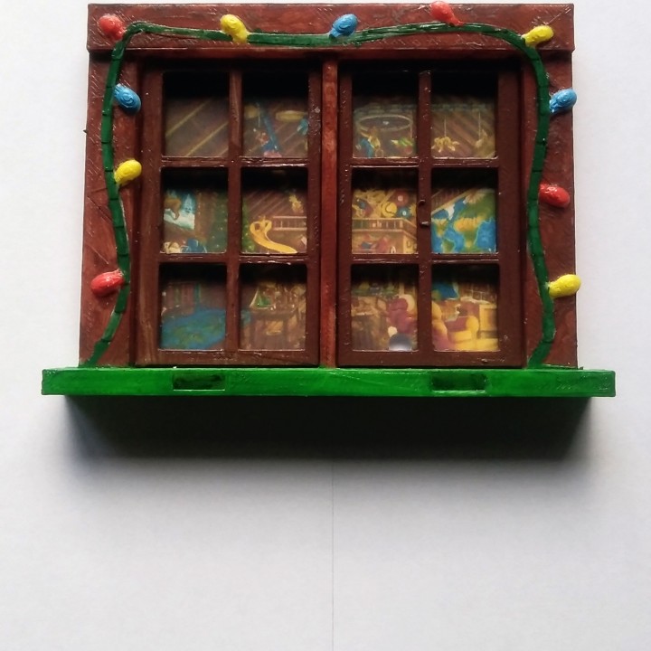 3D Printable Elf Window by Wayne Jordan